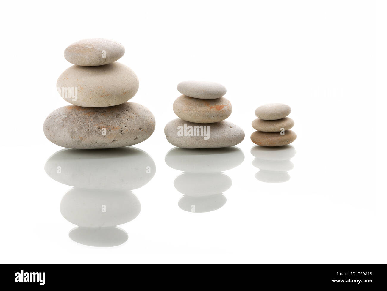 balancing zen stones isolated Stock Photo - Alamy