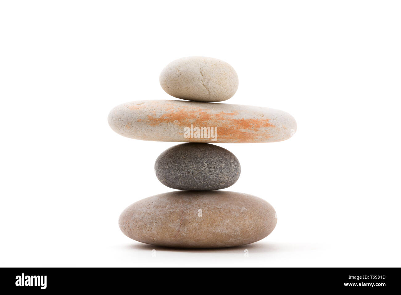 balancing zen stones isolated Stock Photo - Alamy