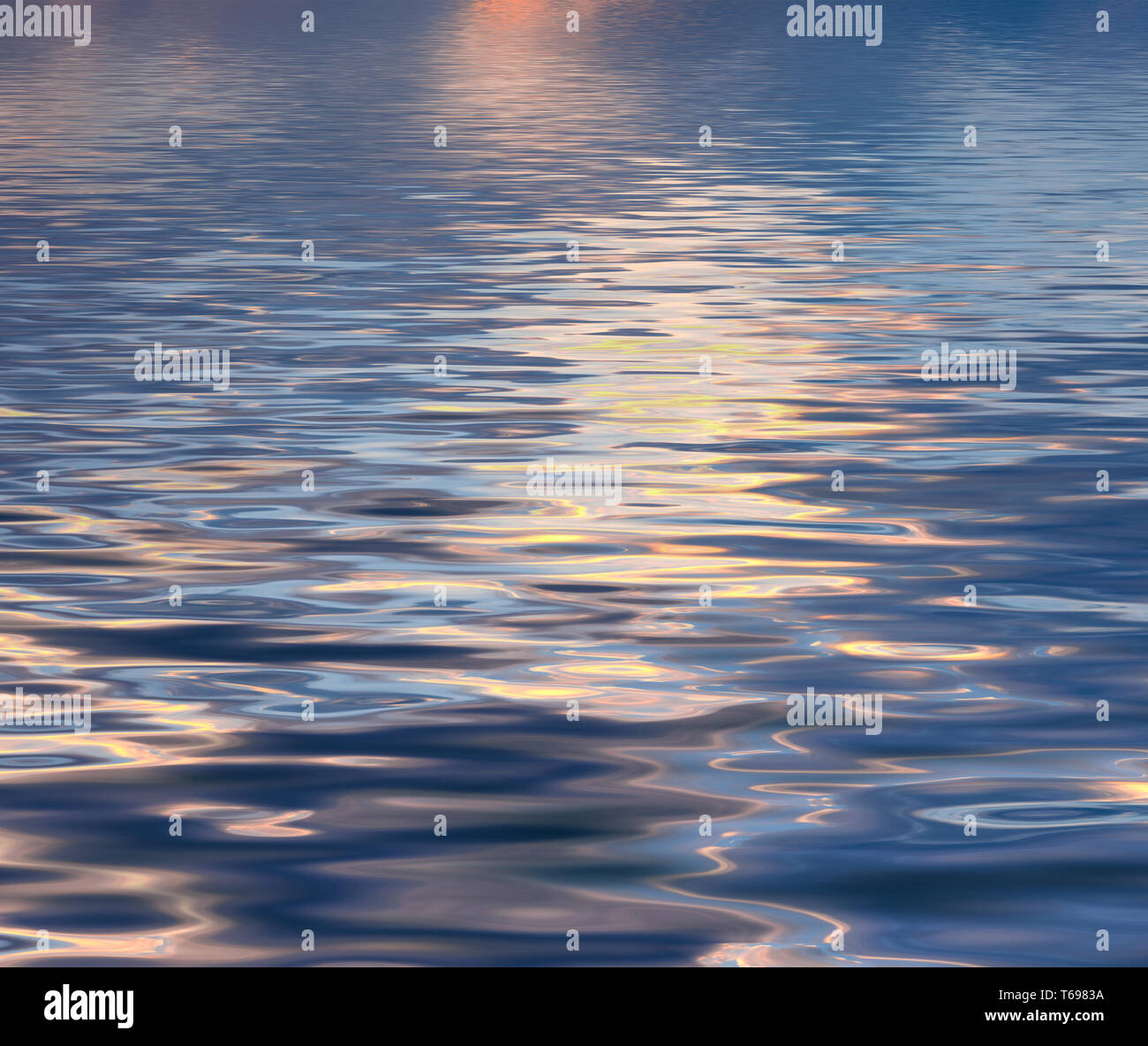 Surface Rippled of water with with reflection Stock Photo - Alamy