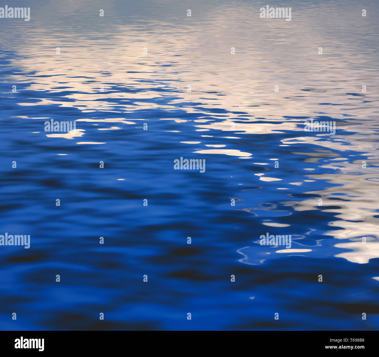 Surface Rippled of water with with reflection Stock Photo - Alamy