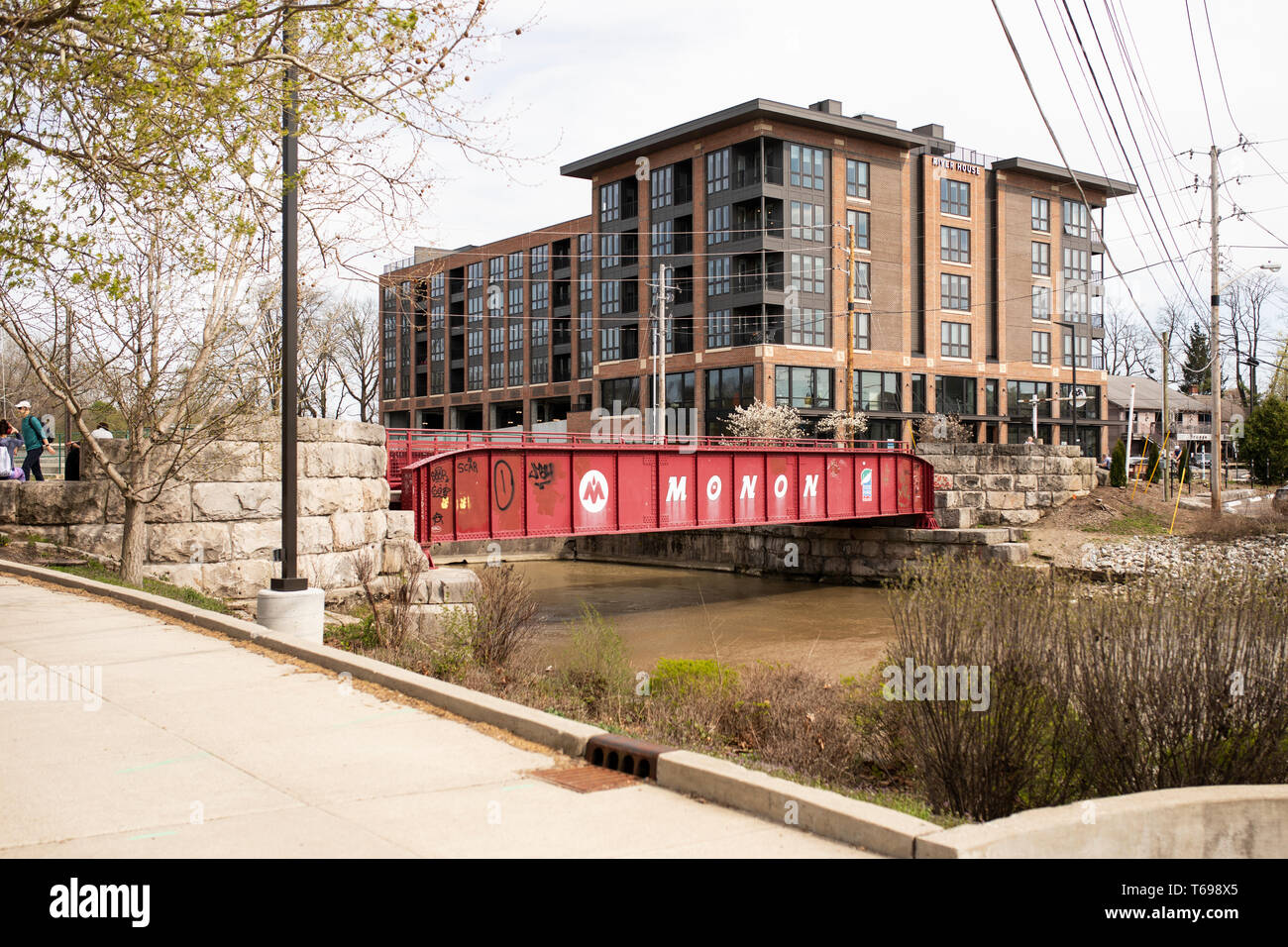 Monon trail bridge hi-res stock photography and images - Alamy
