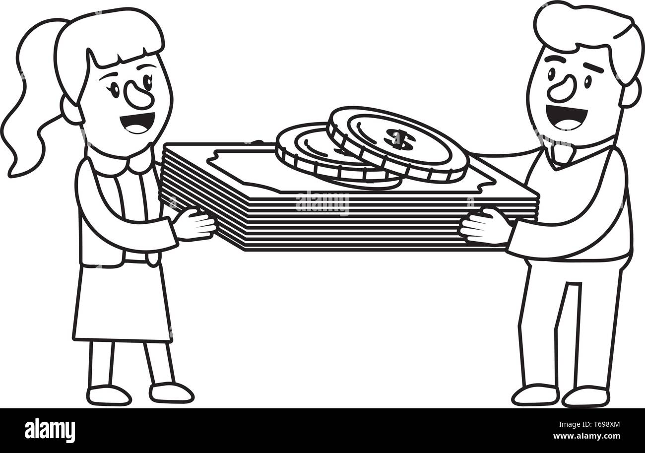 Banking teamwork financial planning currency money coins success ...