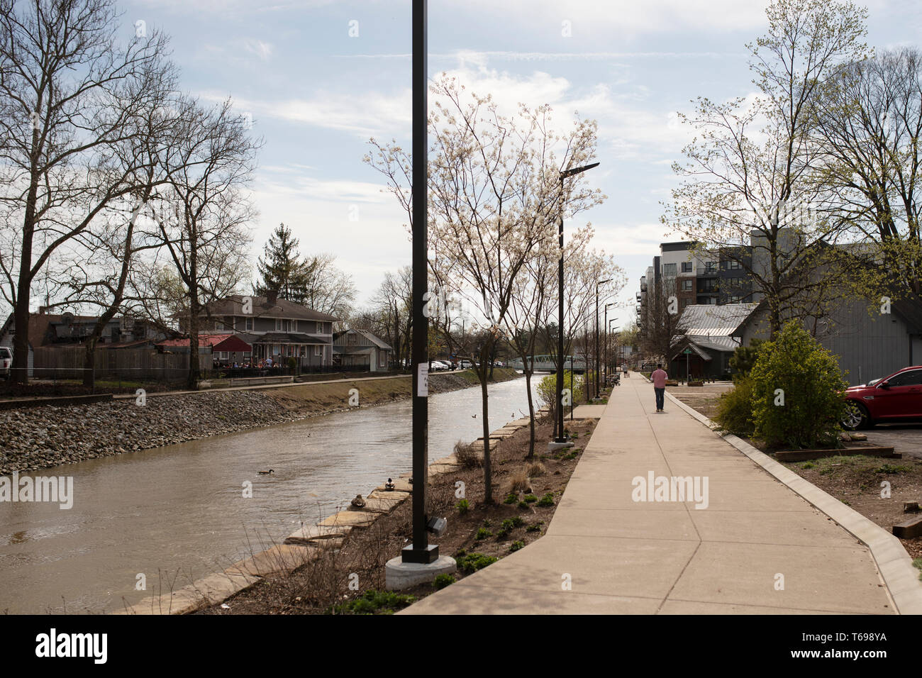 Broad ripple canal hi-res stock photography and images - Alamy