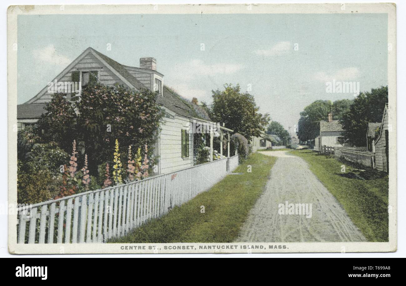 Nantucket centre street hi-res stock photography and images - Alamy