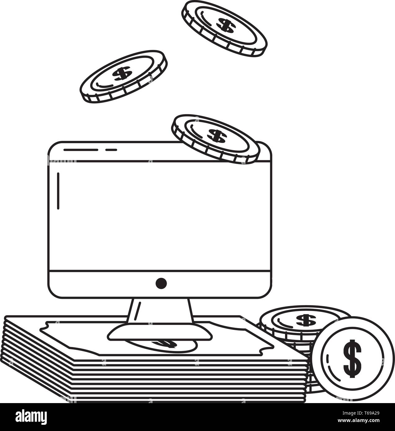 Digital banking services online tools currency deposit electronic ...