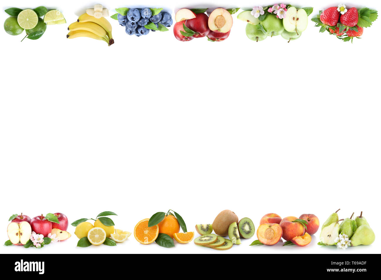 Different Fruits Background Photo Stock Photo - Alamy