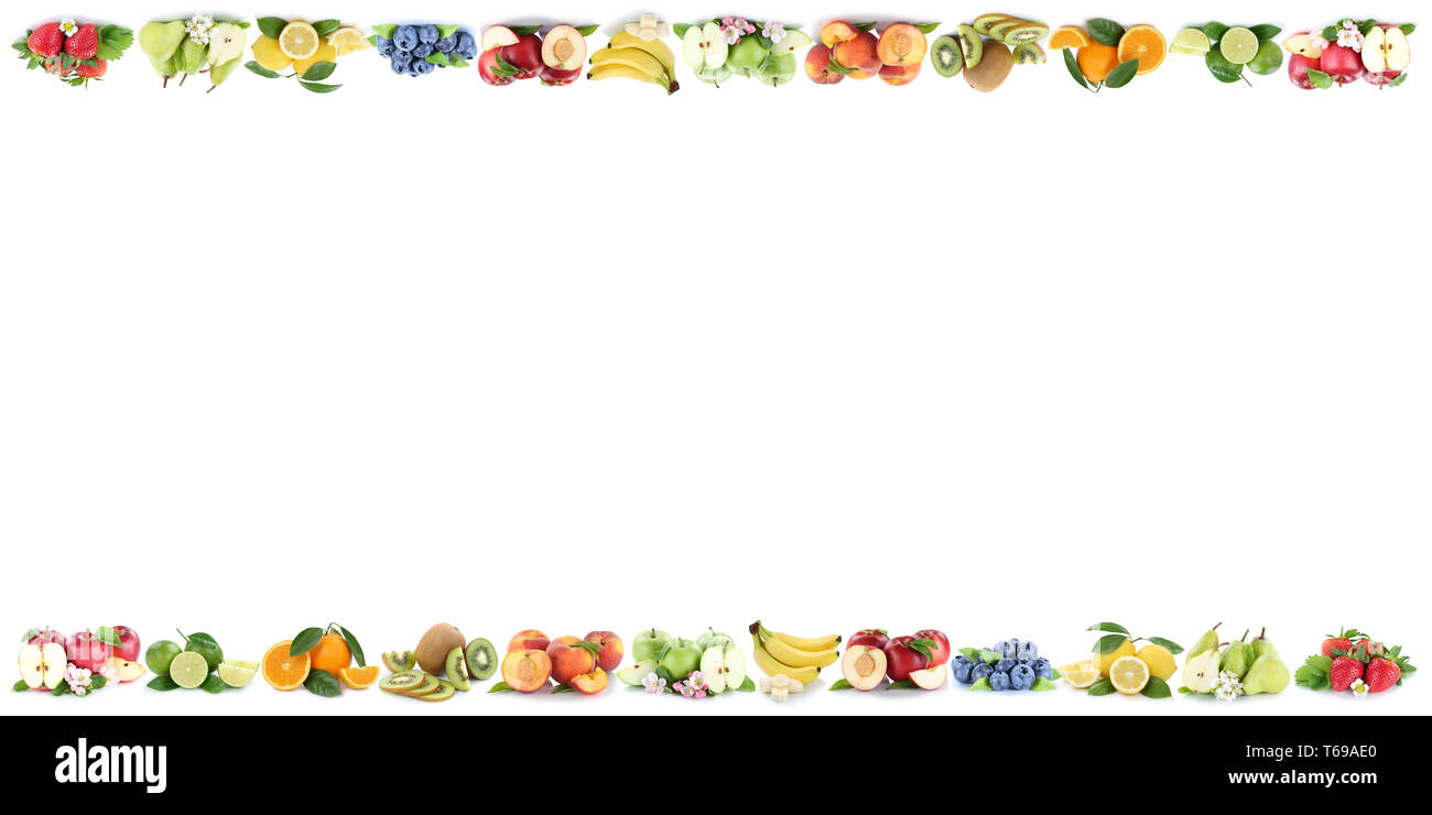 Different Fruits Background Photo Stock Photo - Alamy