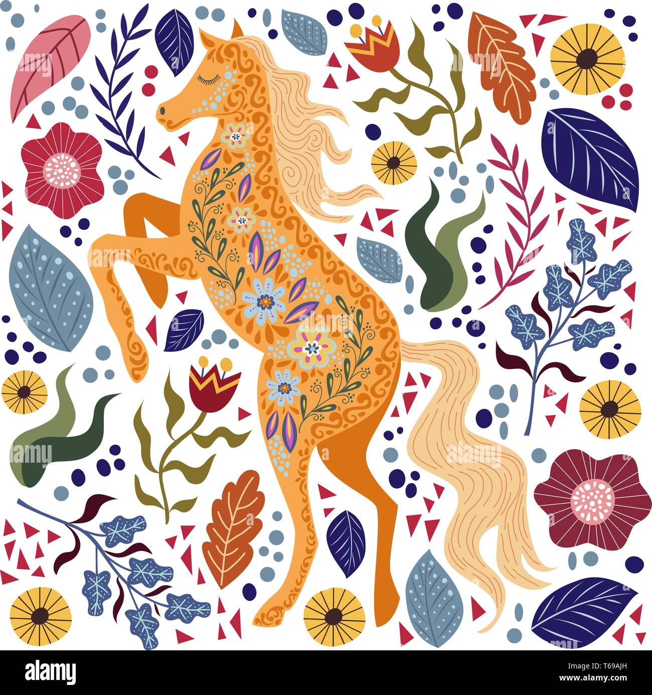 Ethnic art vector Stock Vector Images - Alamy