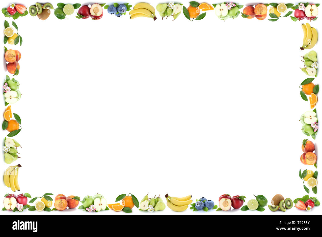 Different Fruits Background Photo Stock Photo - Alamy