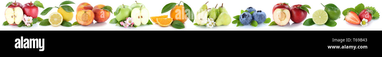 Different Fruits Background Photo Stock Photo - Alamy