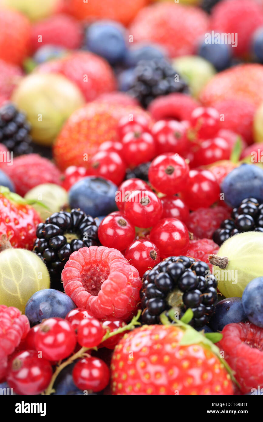 Different Fruits Background Photo Stock Photo - Alamy