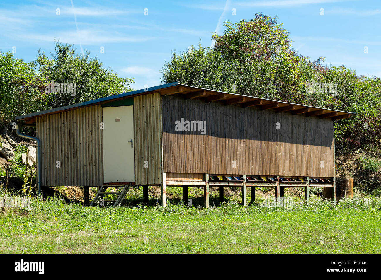 Apiary Apiary in wodden house Stock Photo - Alamy