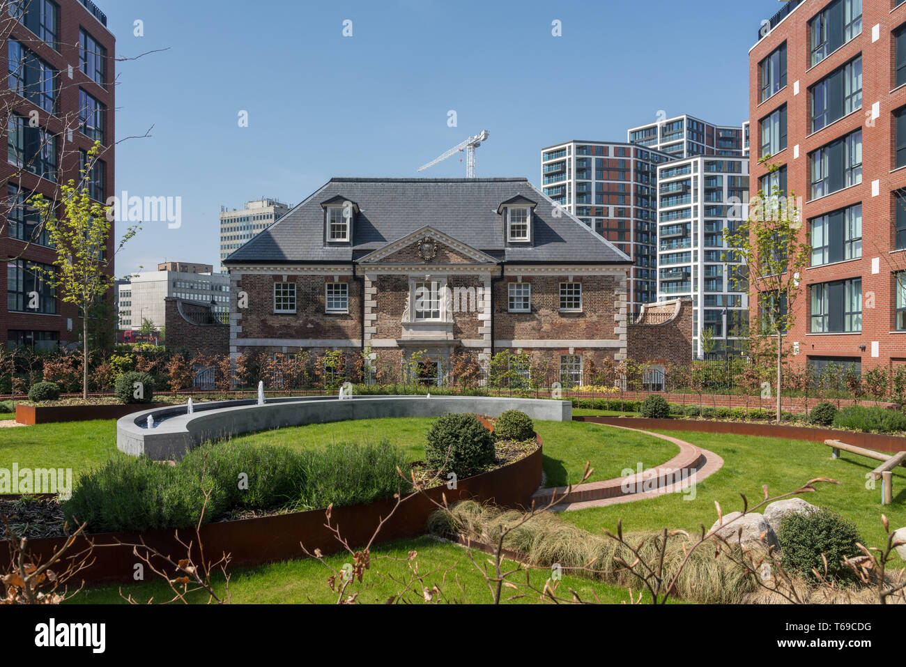 Conversion of old Arsenal buildings into modern apartments Stock Photo ...