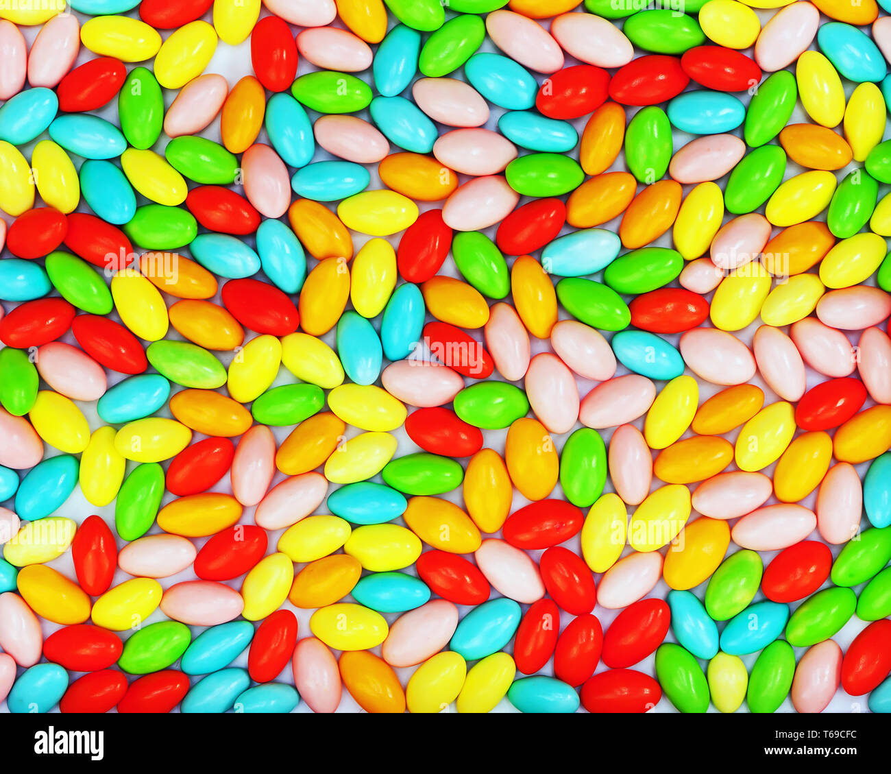 Multicolored candies for use as background Stock Photo - Alamy