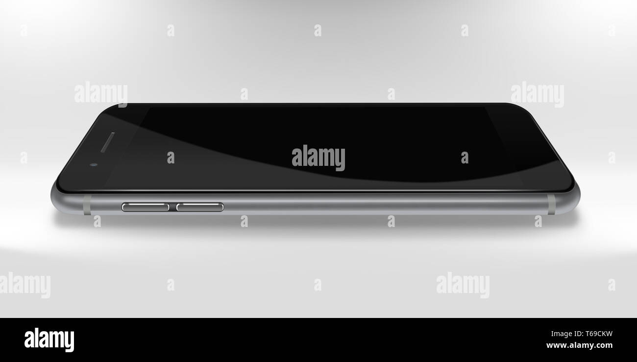 Modern phone realistic smartphone Stock Photo - Alamy