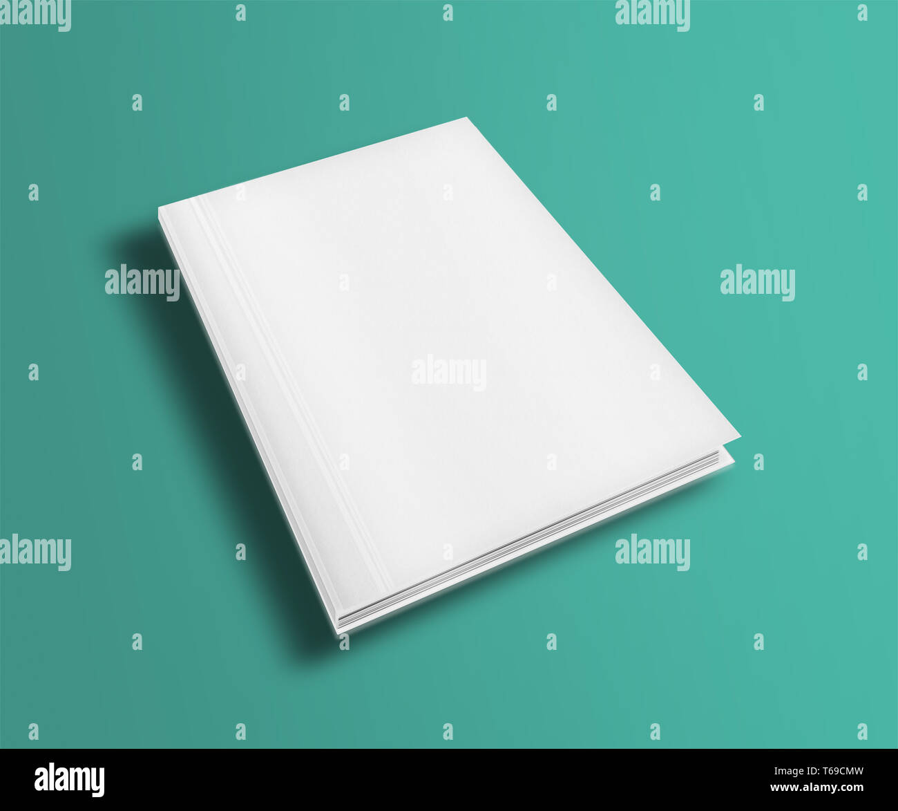 Blank book cover template Stock Photo - Alamy