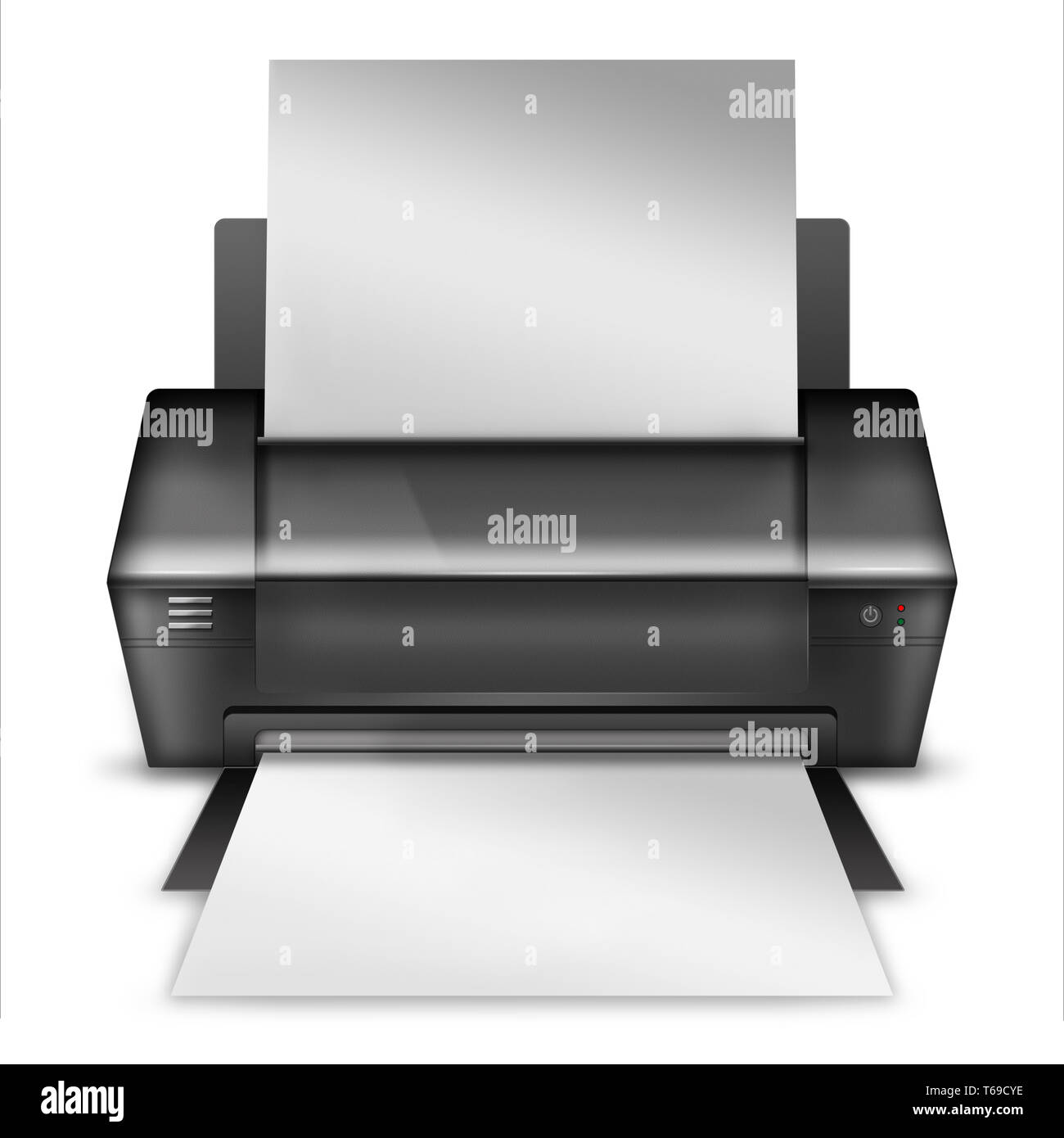 Realistic modern printer Stock Photo - Alamy