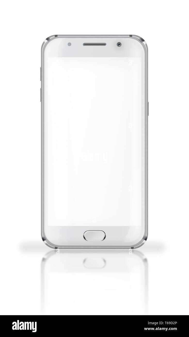 Mobile phone with blank screen Stock Photo - Alamy