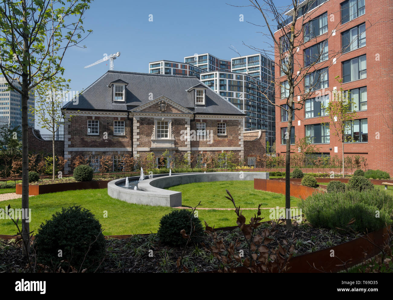 Conversion of old Arsenal buildings into modern apartments Stock Photo ...