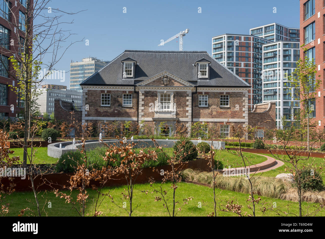 Conversion of old Arsenal buildings into modern apartments Stock Photo ...