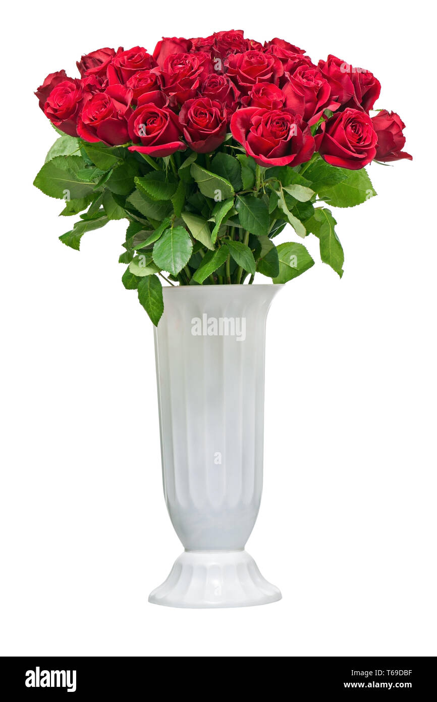 Colorful flower bouquet from red roses isolated on white background ...