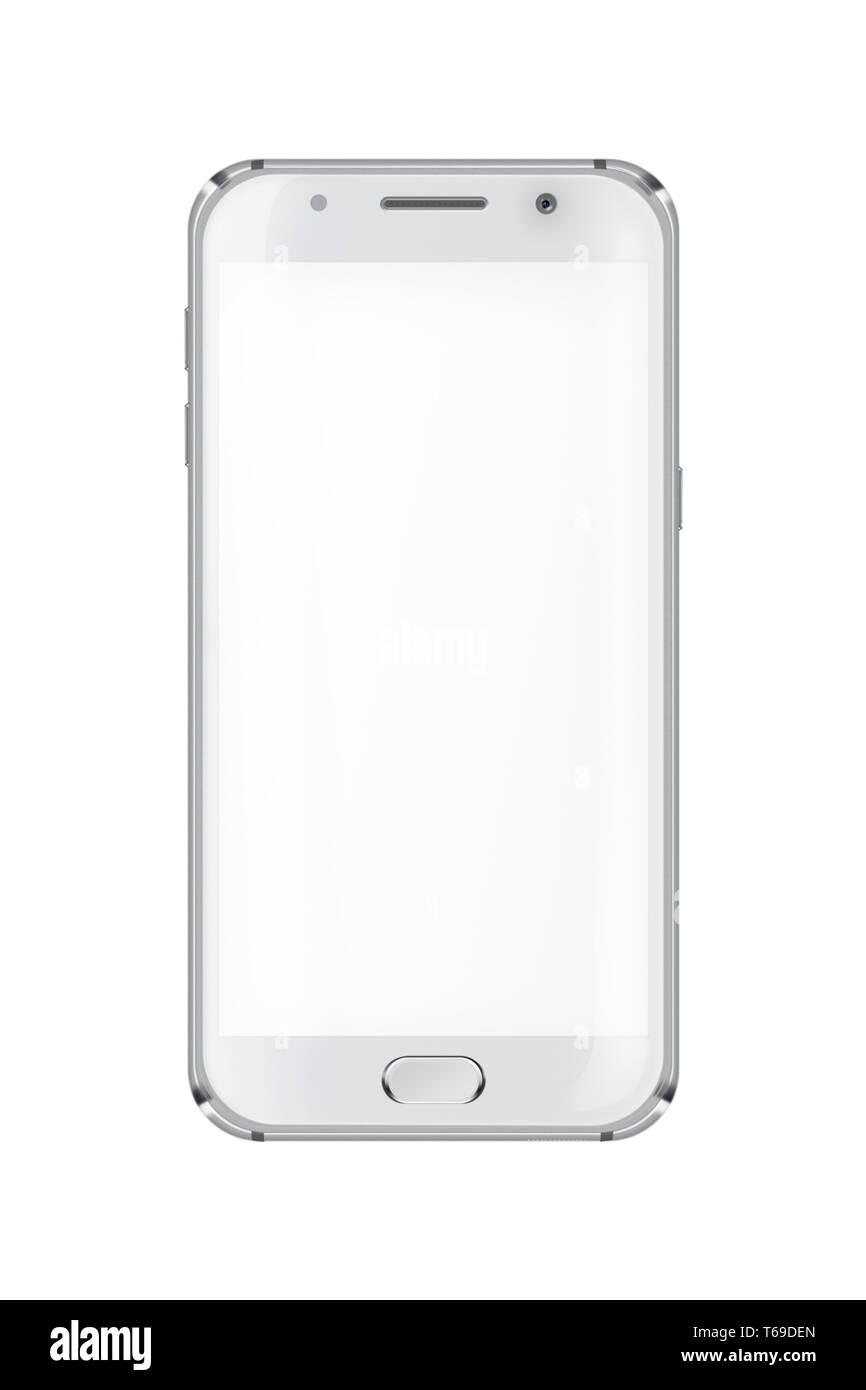 Mobile phone with blank screen Stock Photo - Alamy