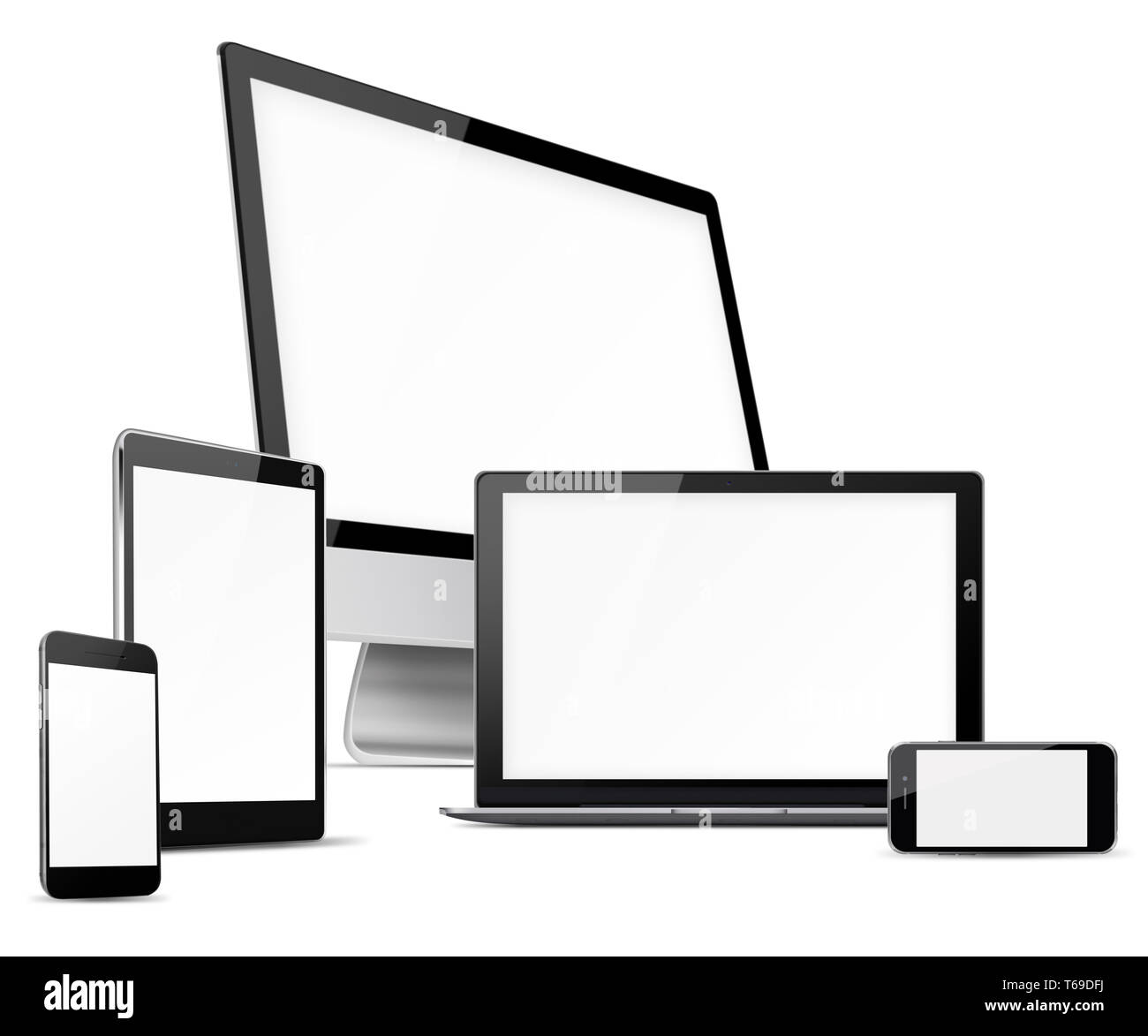 Set of electronic devices Stock Photo - Alamy