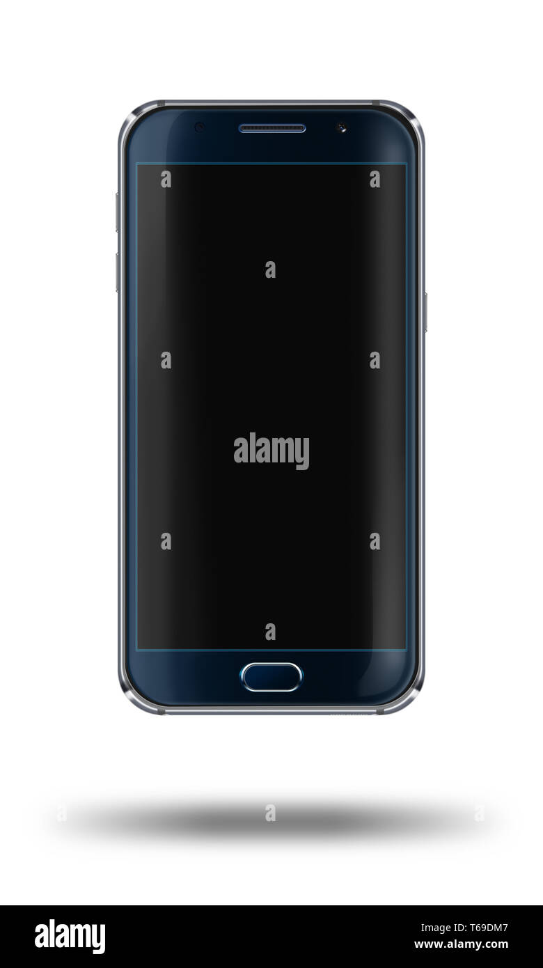 Mobile phone with black screen Stock Photo - Alamy