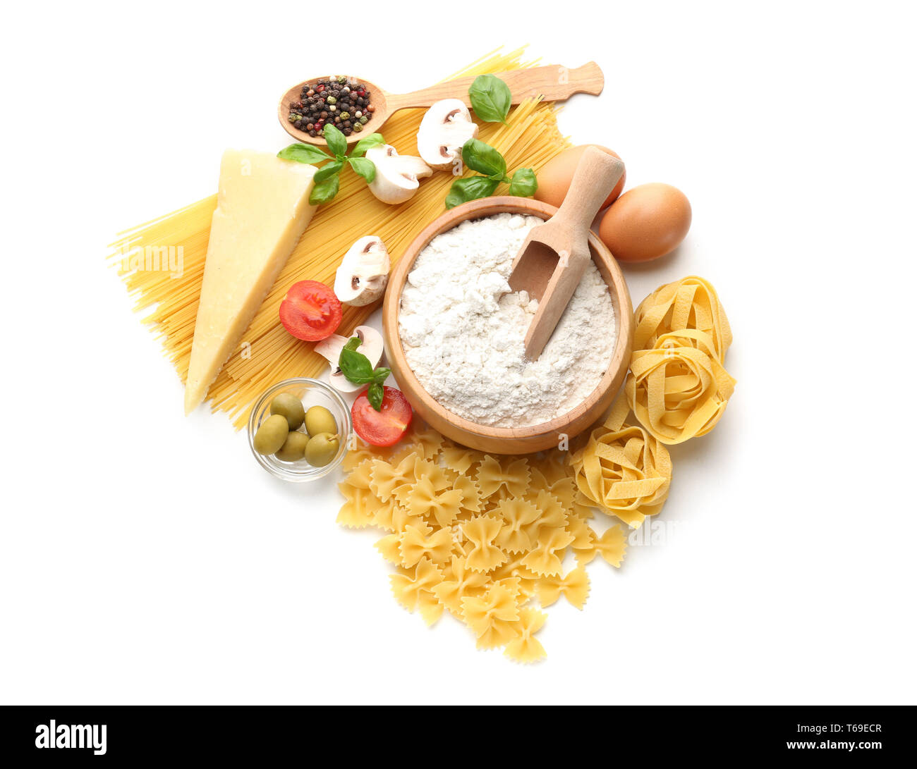 Ties pasta Cut Out Stock Images & Pictures - Alamy