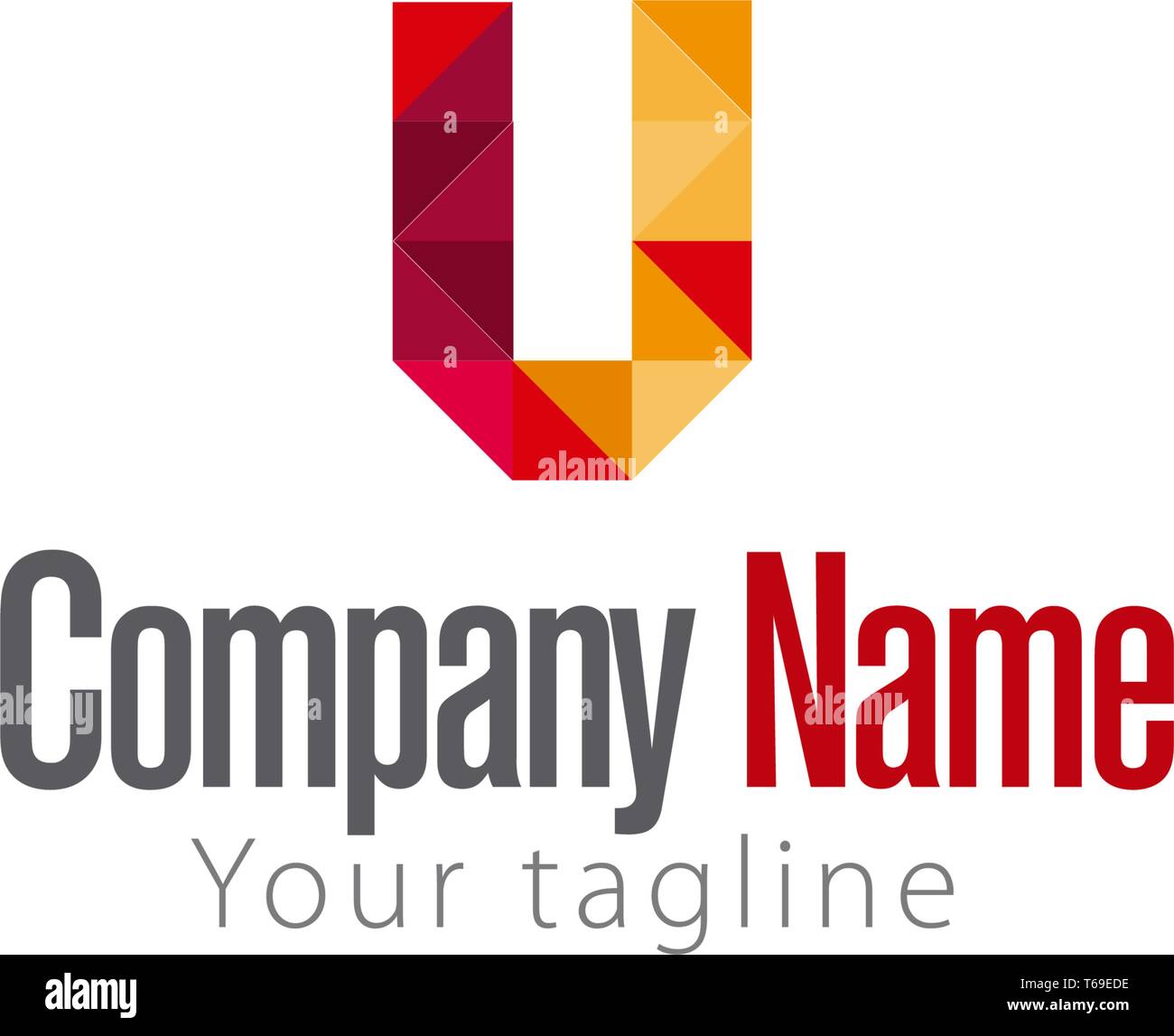 Letter logo rainbow 3d Cut Out Stock Images & Pictures - Alamy