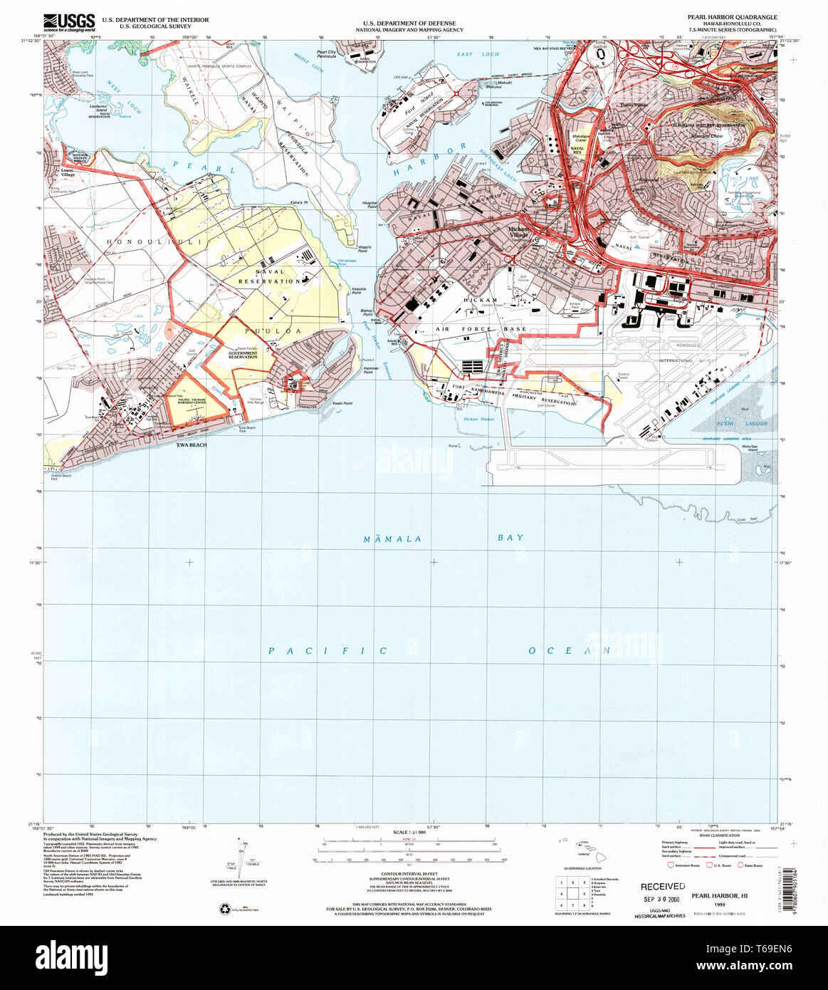 Pearl harbor map hi-res stock photography and images - Alamy