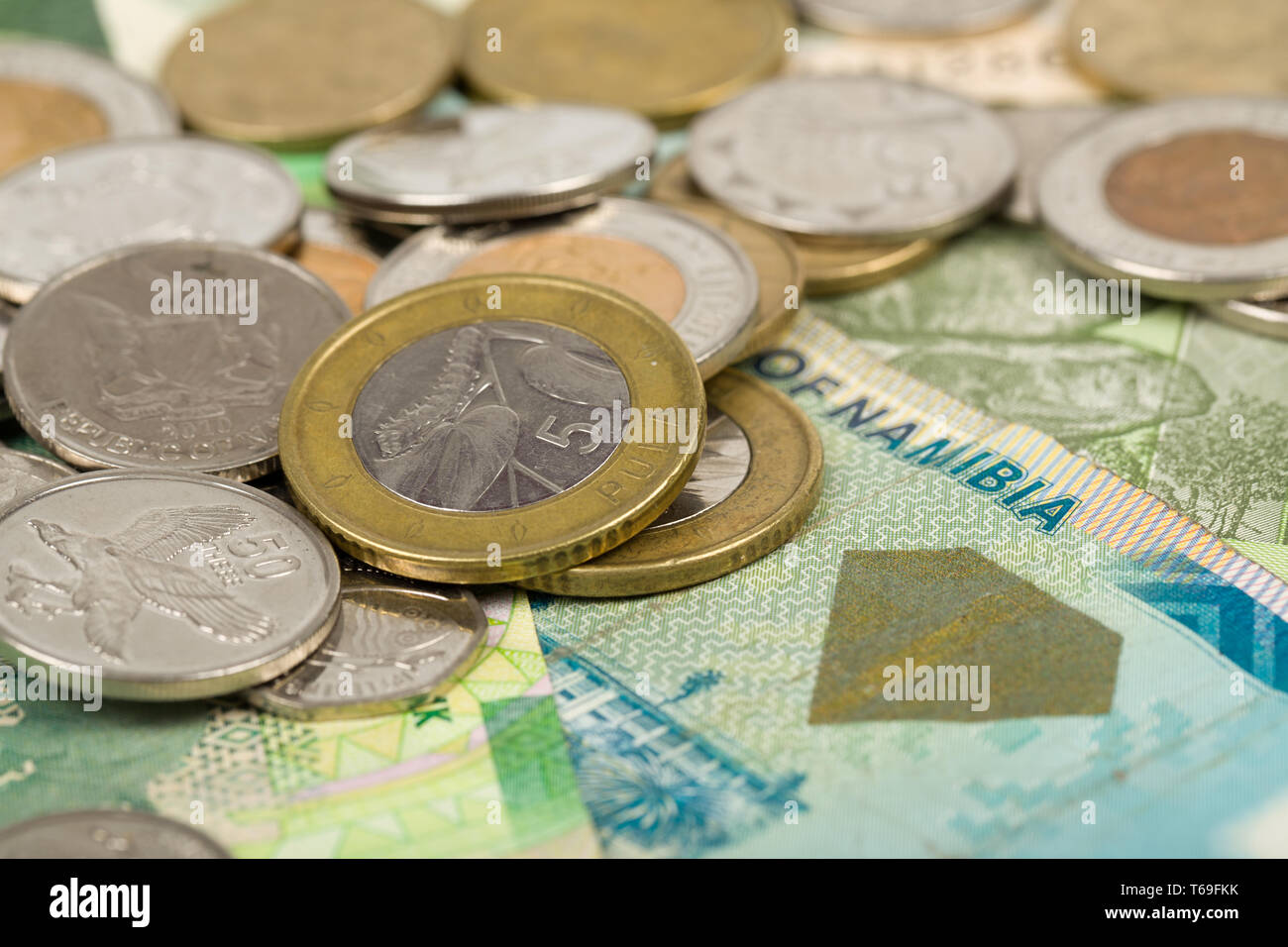 South african countries banknotes Stock Photo - Alamy