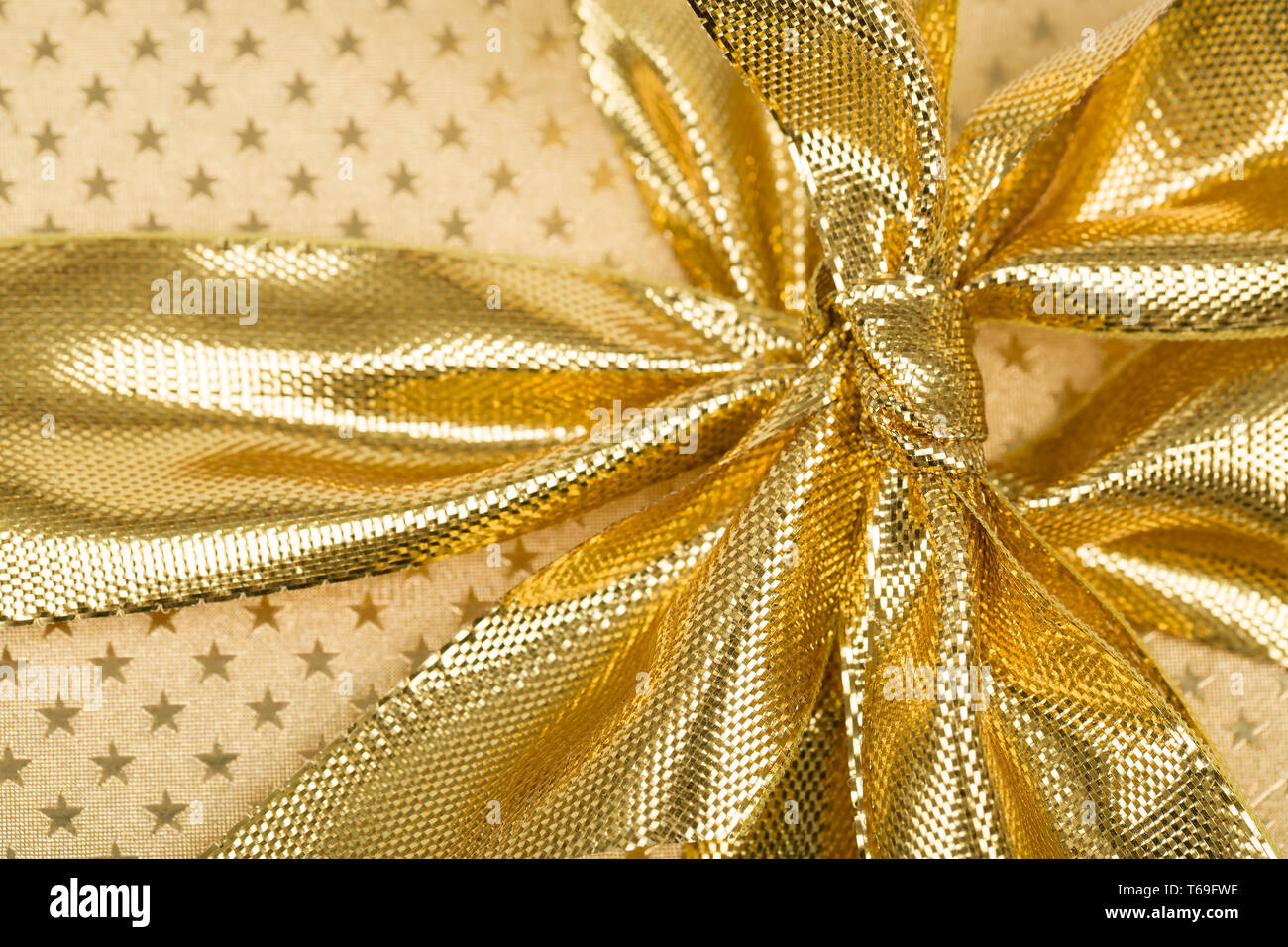 detail of golden ribbon Stock Photo - Alamy