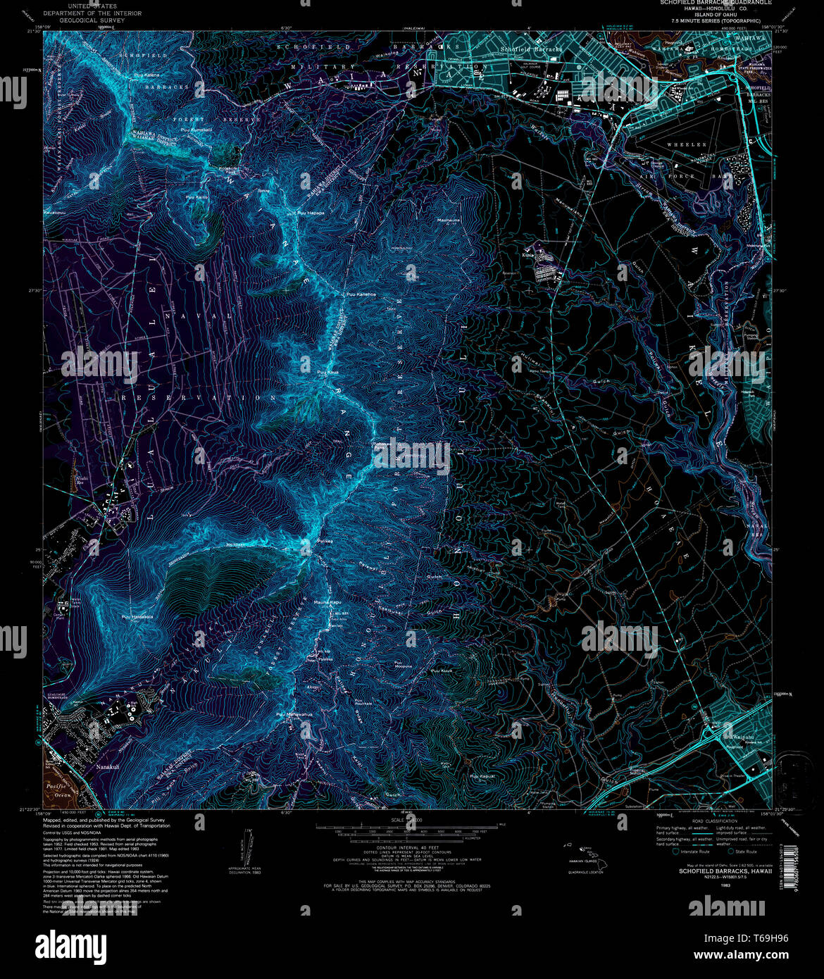 Map of schofield hi-res stock photography and images - Alamy
