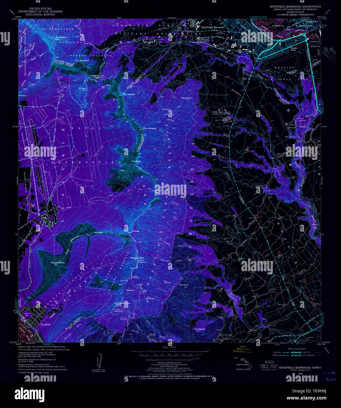 Map of schofield hi-res stock photography and images - Alamy