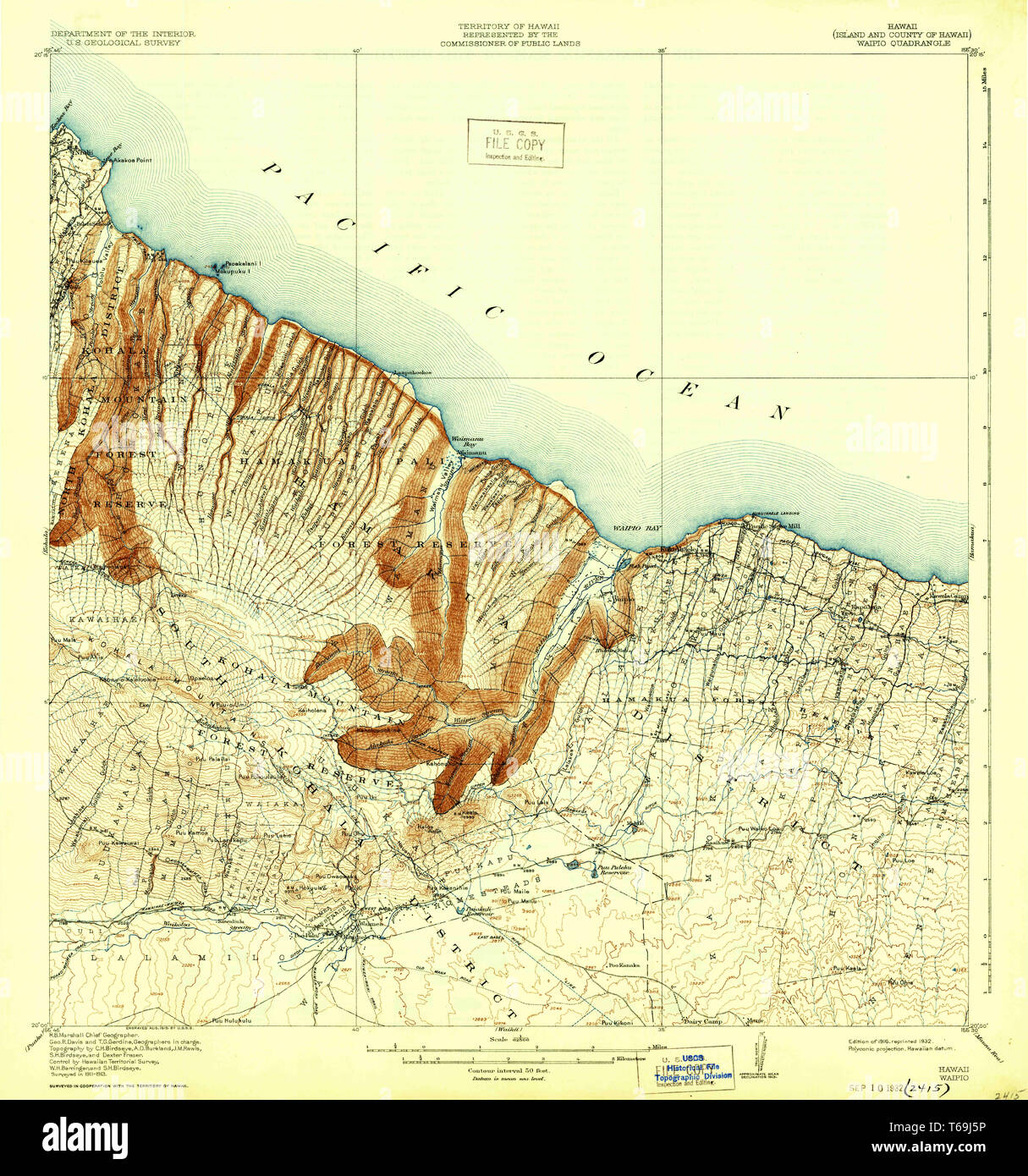 Topographic map hi hi-res stock photography and images - Alamy