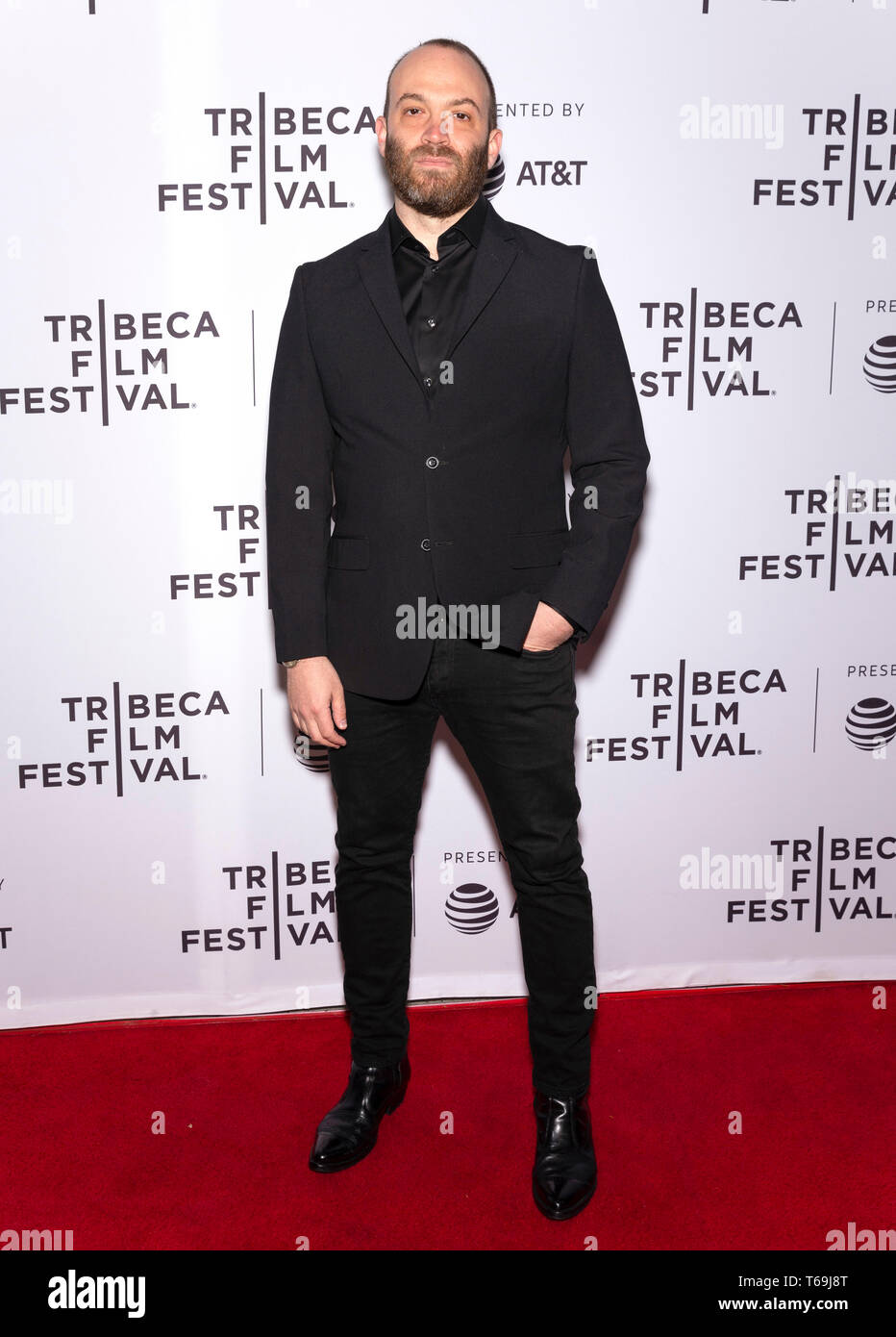 New York, NY - April 28, 2019: Nathan Halpern attends the premiere of ...