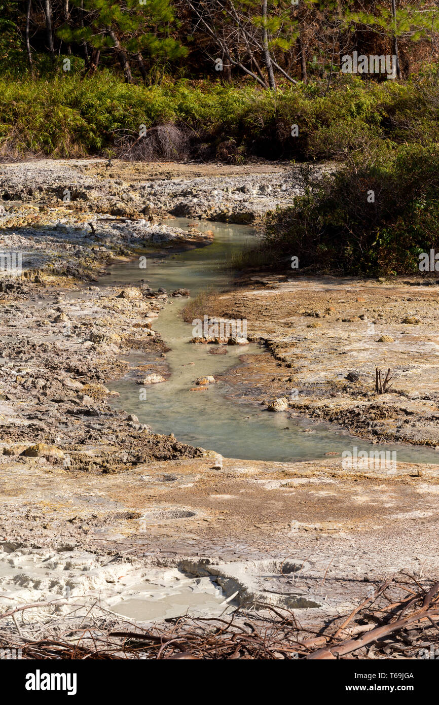 sulphurous lakes near Manado, Indonesia Stock Photo - Alamy