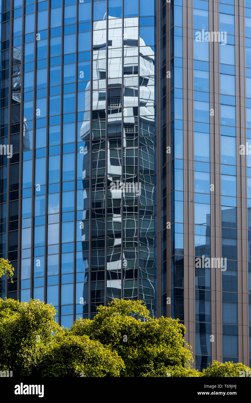 Skyscraper windows reflection Stock Photo - Alamy