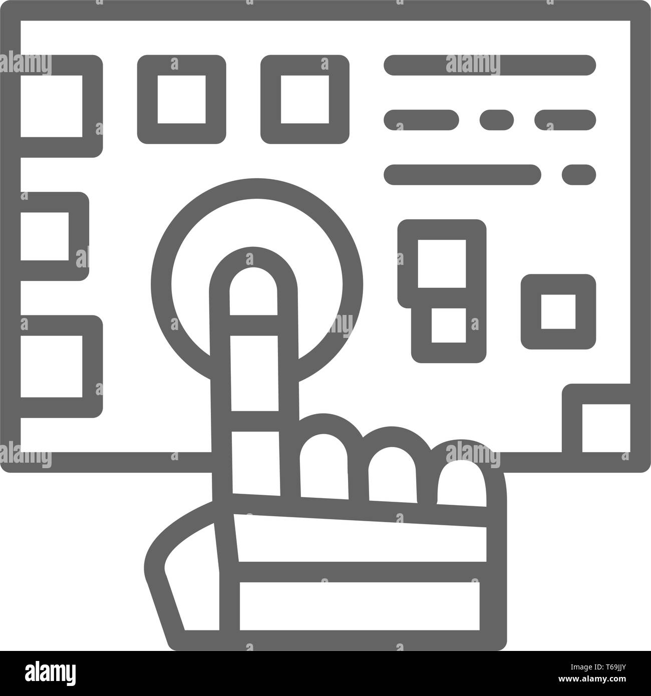Icon robot code Stock Vector Images - Alamy