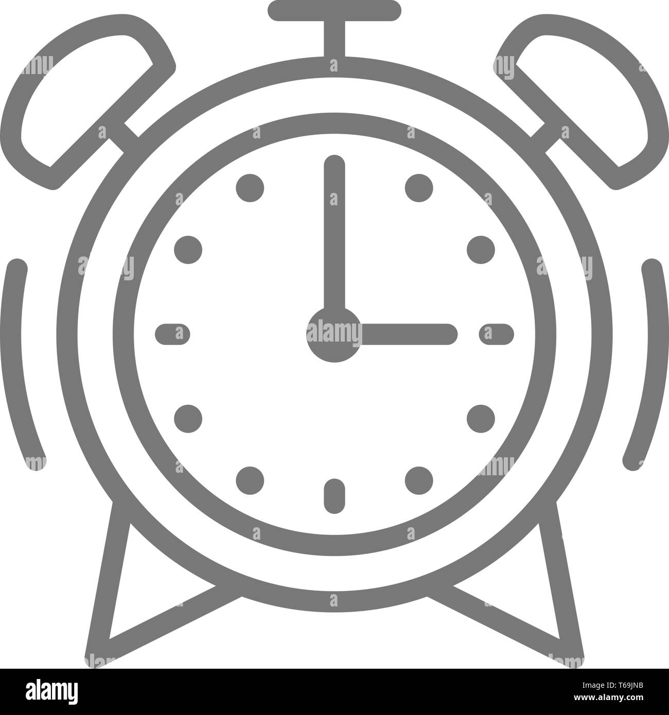 Alarm clock line icon Stock Vector Image & Art - Alamy Alarm clock line icon Stock Vector Image & Art - Alamy