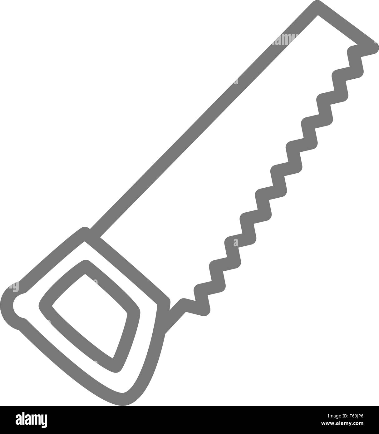 Saw line icon Stock Vector Image & Art - Alamy