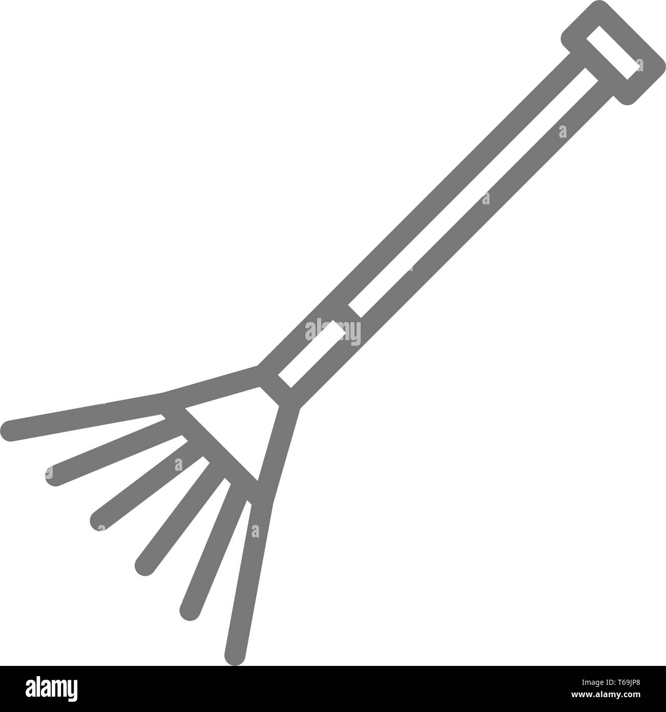 Cultivator line icon outline Cut Out Stock Images & Pictures - Alamy