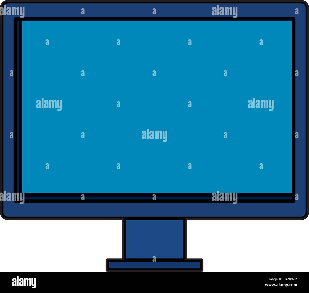 computer desktop monitor icon Stock Vector Image & Art - Alamy