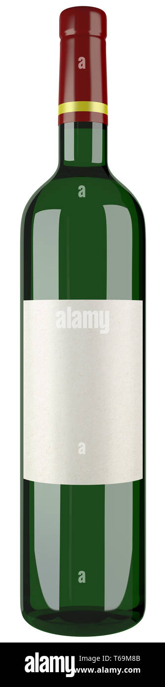 Wine Bottle Cutout Stock Photo - Alamy