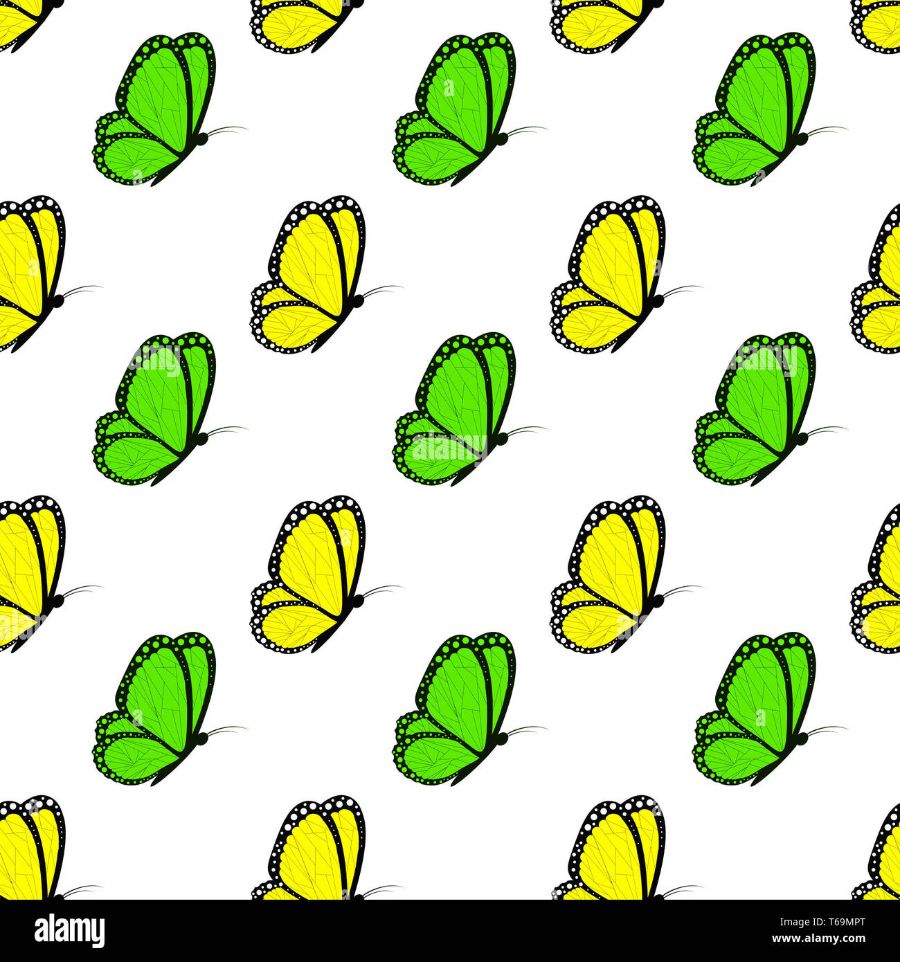 yellow and green butterflies Stock Photo - Alamy