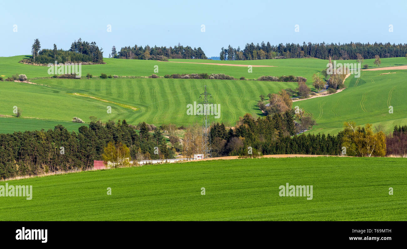 Beautiful green sping rural hi-res stock photography and images - Alamy