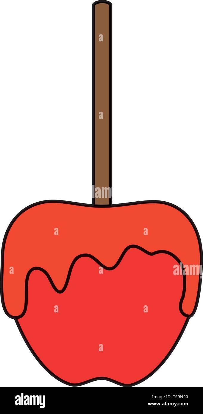 candy apple sweet icon Stock Vector Image & Art - Alamy