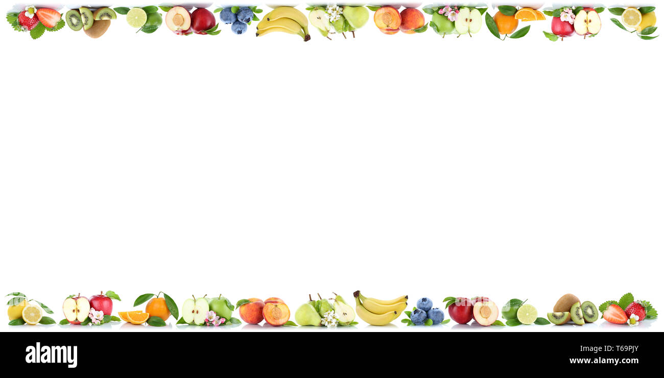 Different Fruits Background Photo Stock Photo - Alamy