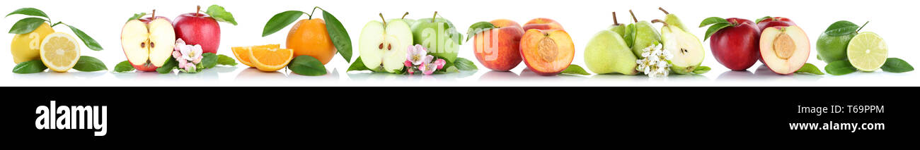 Different Fruits Background Photo Stock Photo - Alamy